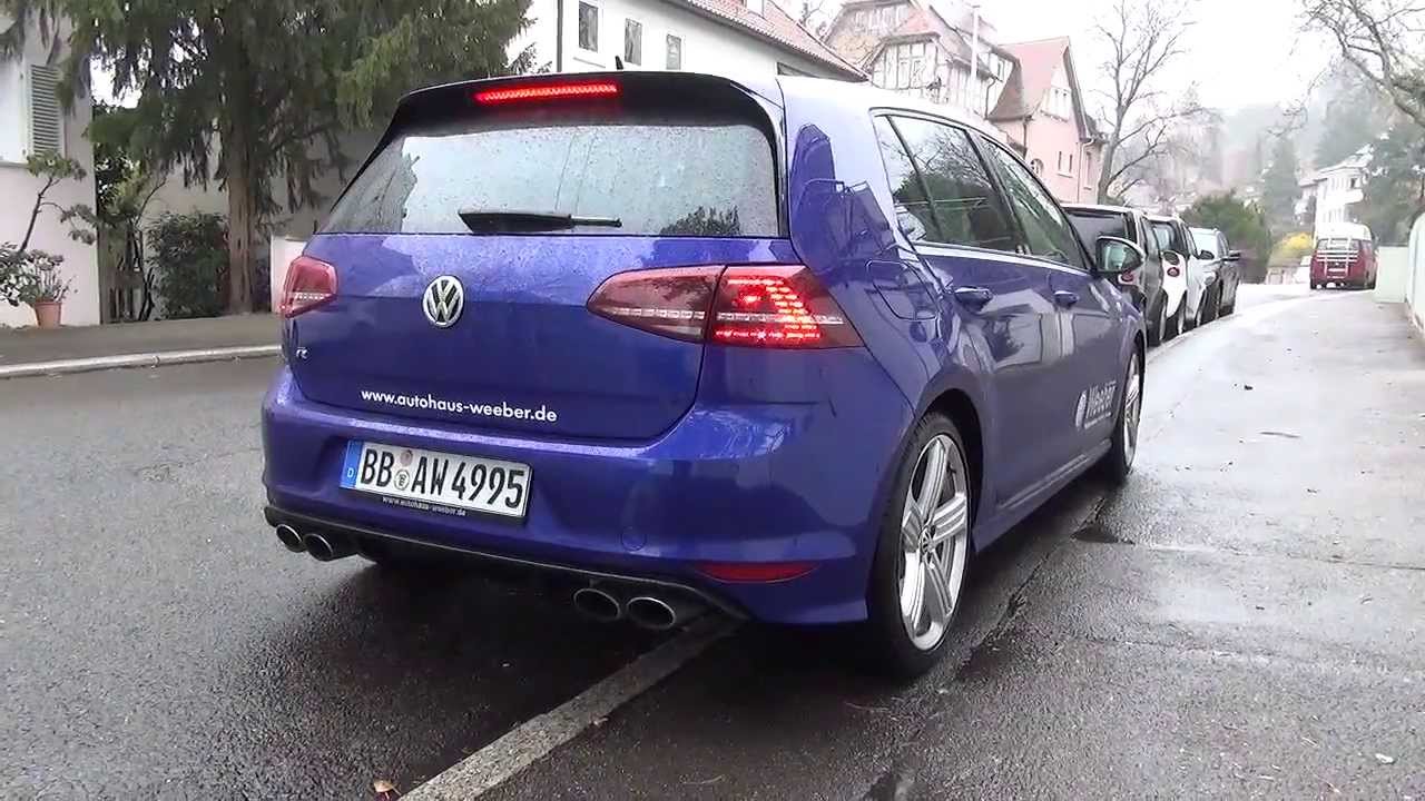 VW Golf R 2.0 TSi 4motion | Startup Sound | Exhaust Sound | Revs - YouTube