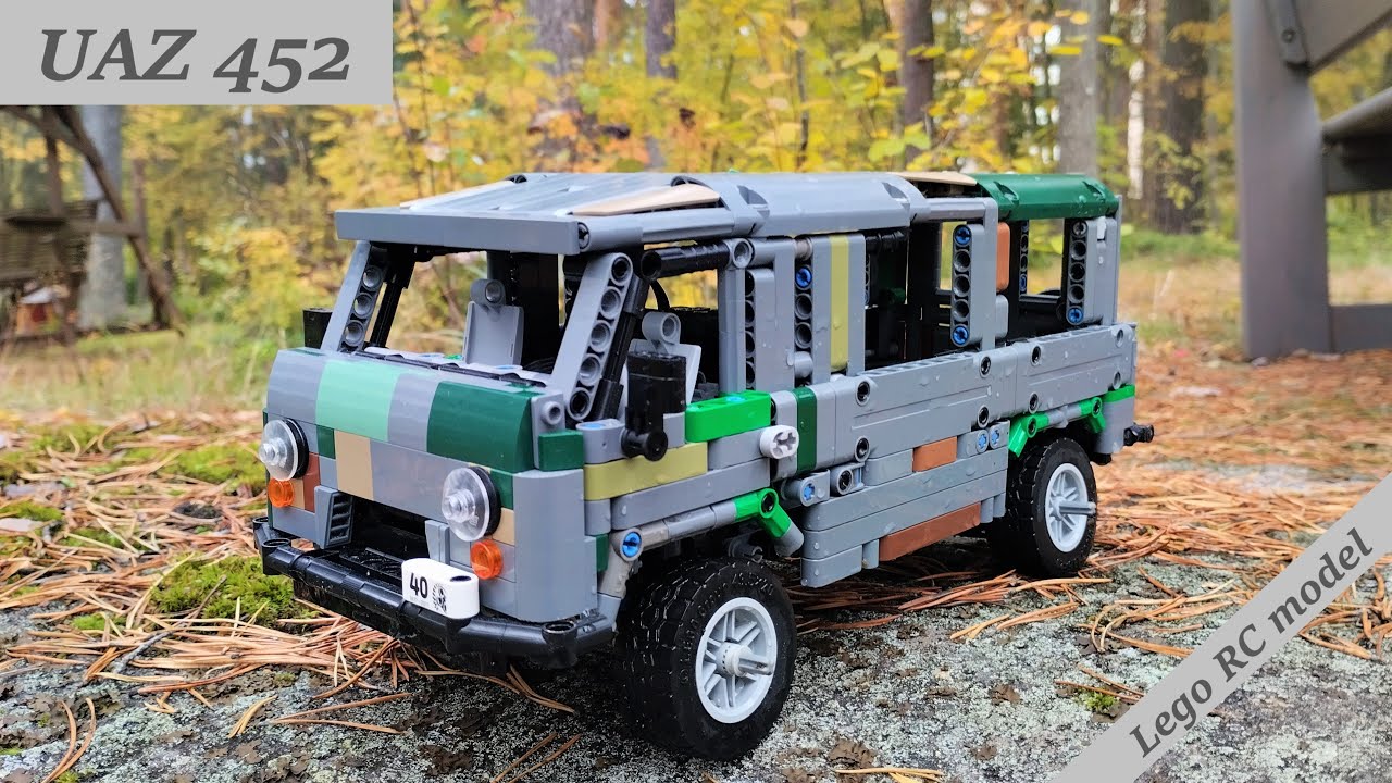 Lego UAZ 452 moc - YouTube