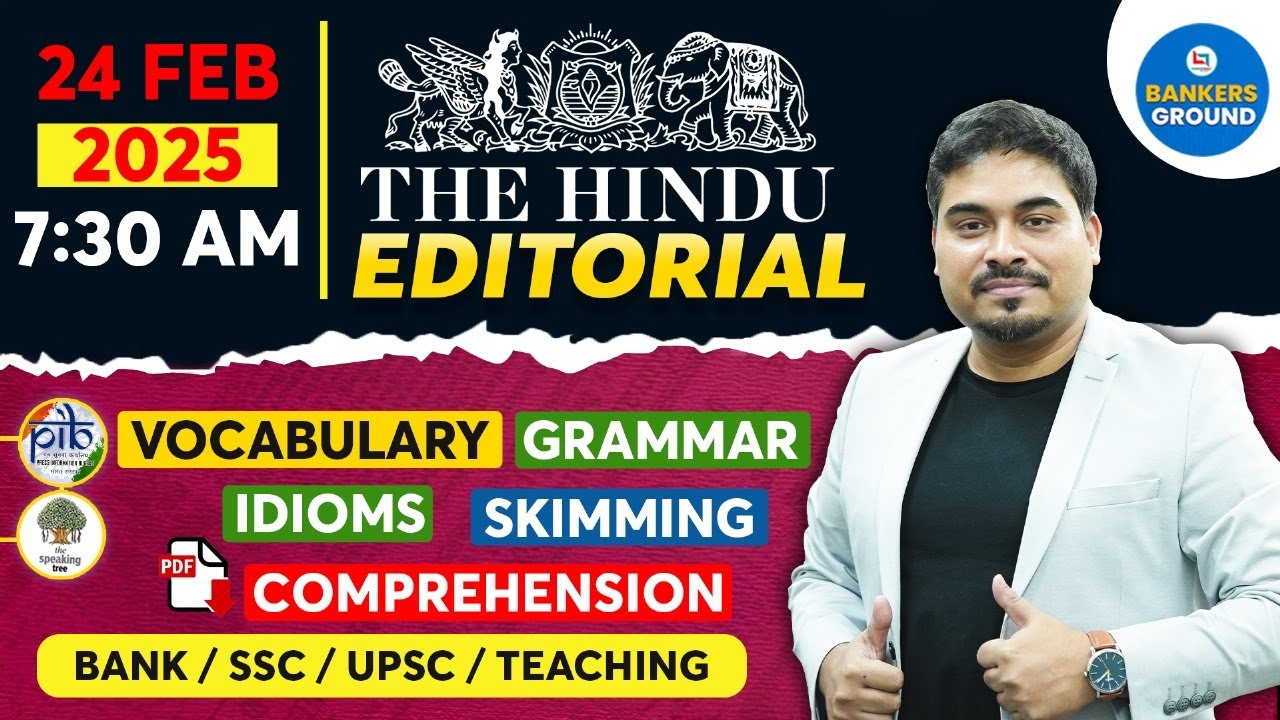 The Hindu Analysis | The Hindu Editorial | 24 Feb 2025 | The Hindu ...