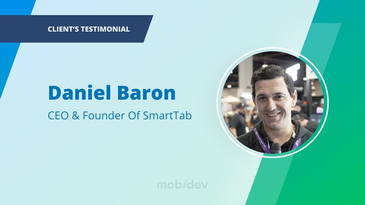 Testimonial by Daniel Baron, CEO & Founder of SmartTab - YouTube