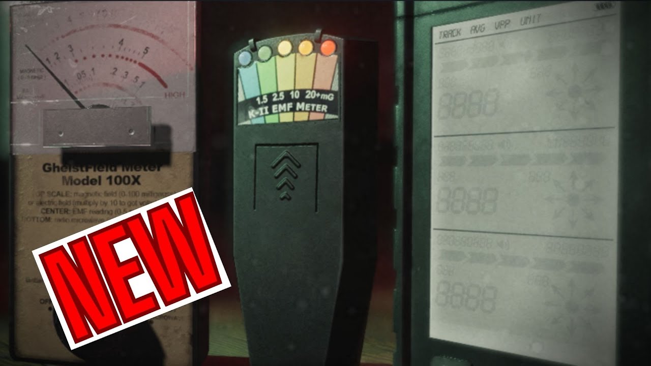 ΝΕΟ EMF Reader - Phasmophobia NEW UPDATE PREVIEW - YouTube