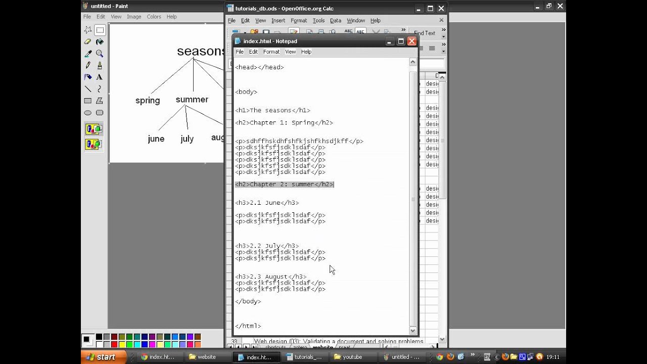 Web design (04): Headings and paragraphs - YouTube