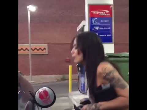 Hot girl pumping gas - YouTube