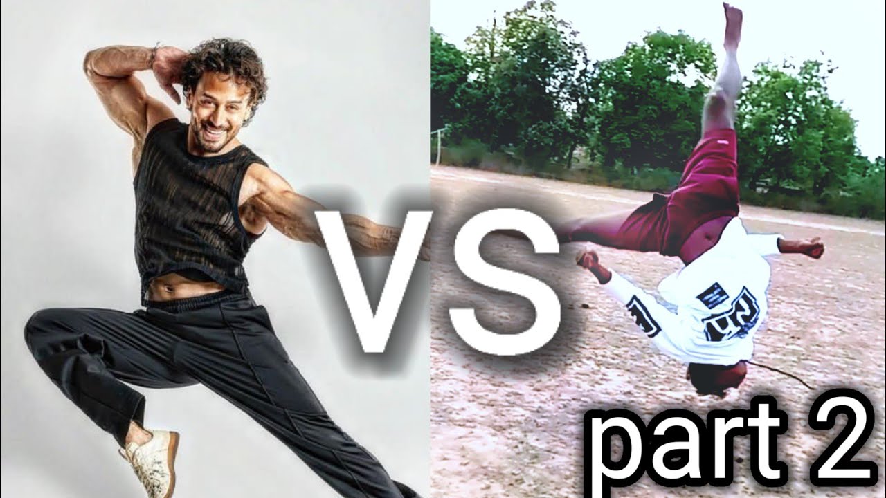 Tiger Shroff V/S Raka Flipper ।। Tiger Shroff Flips In Real Life _ Part ...