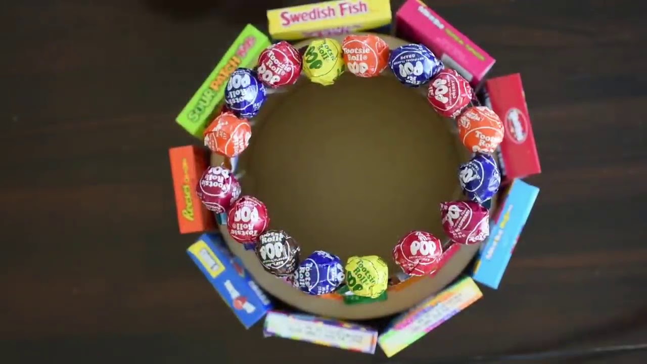 HOW TO MAKE A CANDY CAKE - YouTube