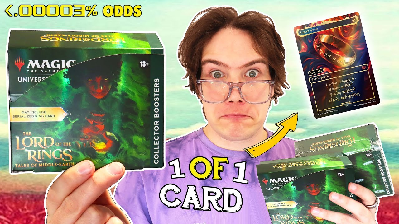 Hunt for the $2,000,000 Magic the Gathering Lord of the Rings Card ...