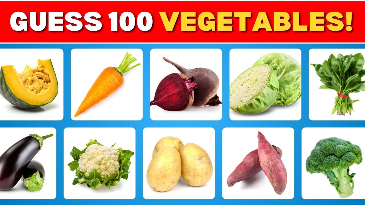 Can You Name These Vegetables? | Fun English Vocabulary Quiz | Guess ...