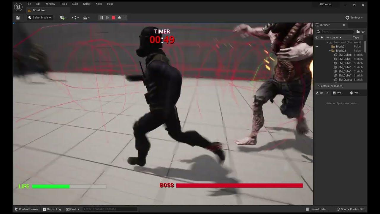 AIZombie - Demo (AI Behavior Tree Animation Attack) Unreal Engine 5 ...