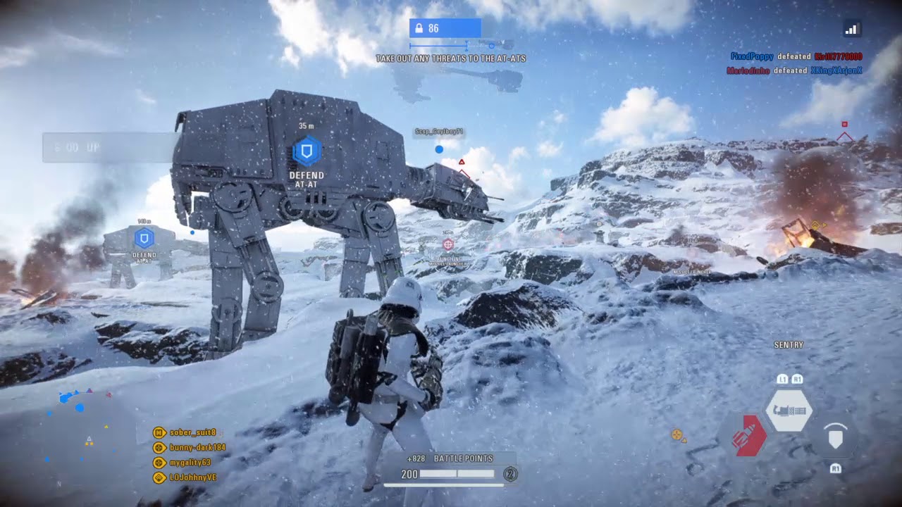 STAR WARS™ Battlefront™ II HOTH GAMEPLAY - YouTube