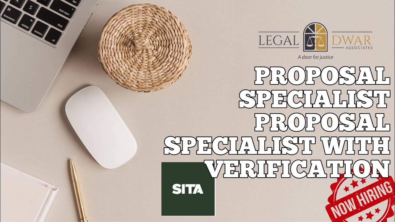 Proposal Specialist Proposal Specialist with verification - SITA ...