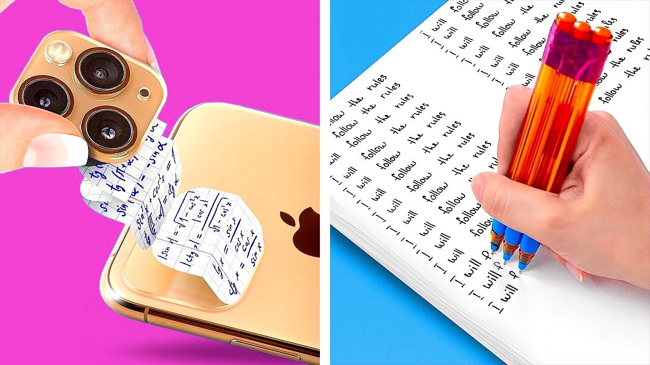 BRILLIANT ART TRICKS AND DRAWING HACKS || Easy And Cool School Hacks By ...