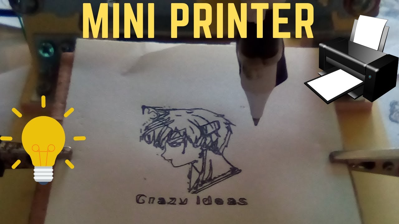 Cnc Machine Home Made/Mini Printer - YouTube