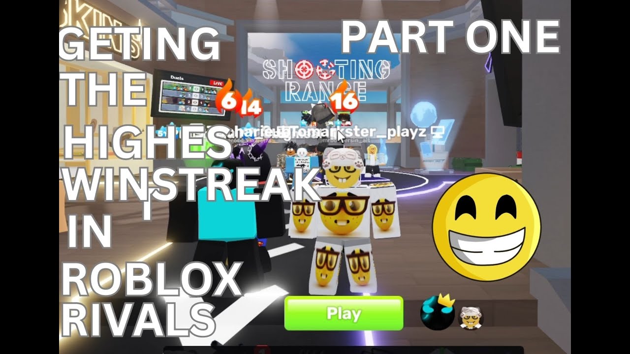 GETING THE HIGHEST WINSTREAK IN ROBLOX RIVALS(part one) - YouTube