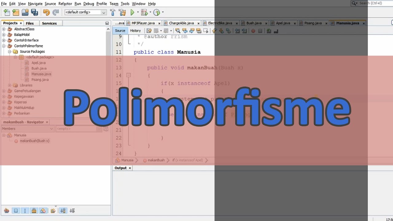 Contoh Kasus Polimorfisme - YouTube