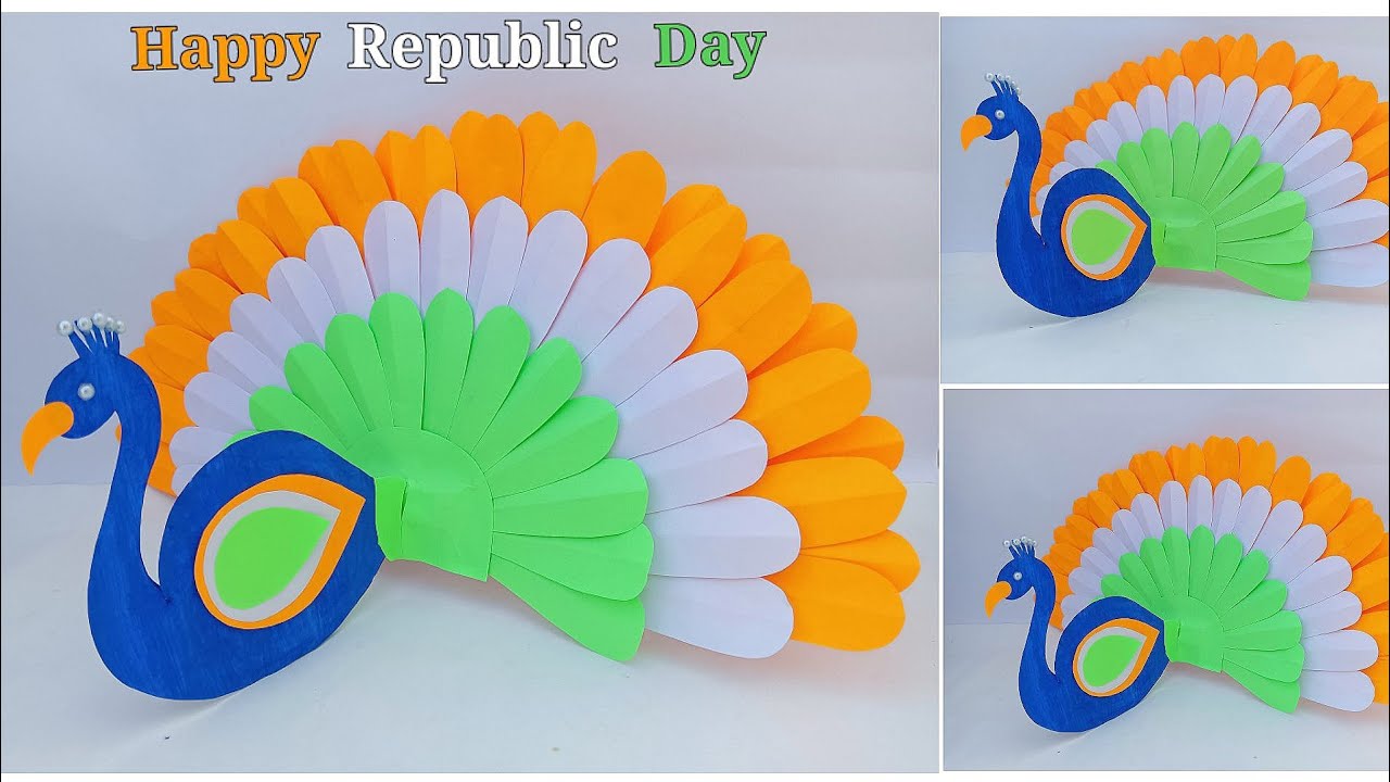 Republic Day Craft Ideas / TRI Color Paper Craft / 26 January Craft ...