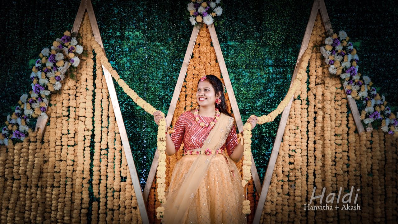 #colorfull Haldi #2024 || Akash + Hanvitha || by #shankarphotography ...