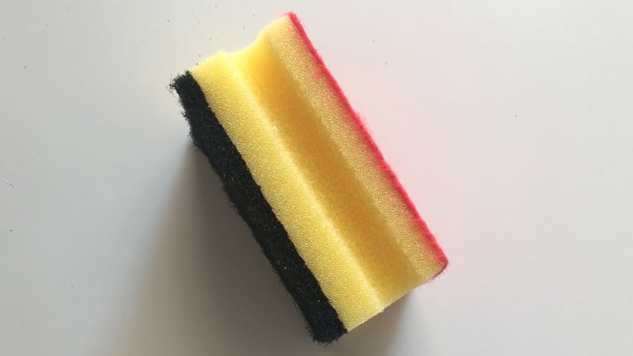 Crispy Dry Squeezing/Scratching- Asmr Sponge - YouTube