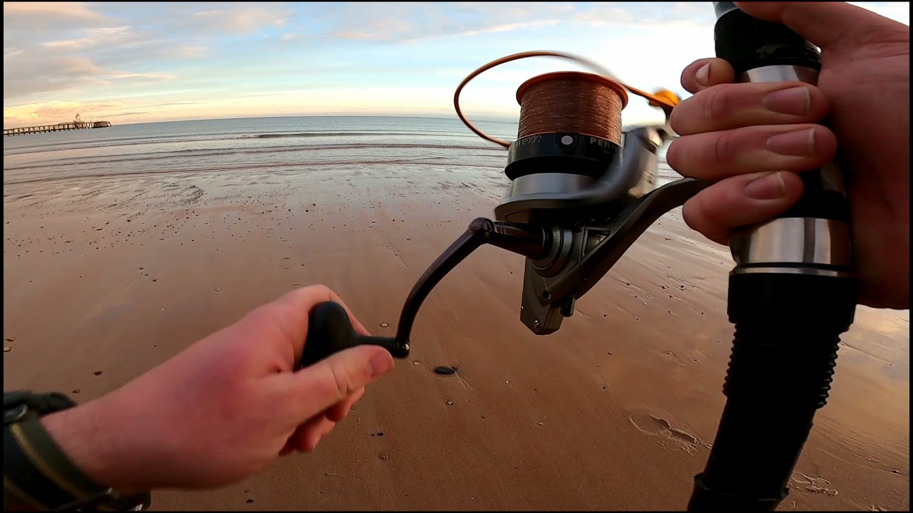 Fishing Blyth beach. - YouTube