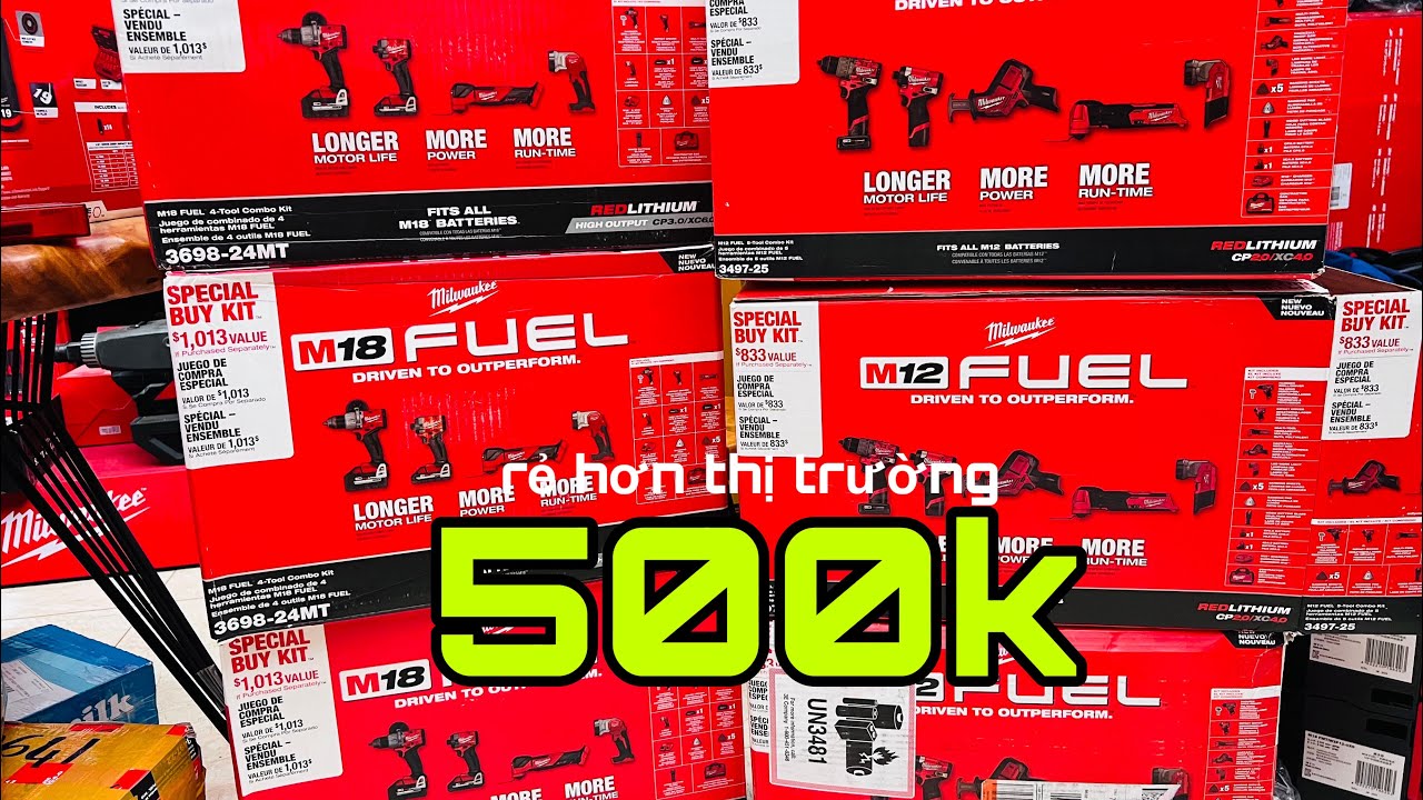 Full Set Combo Kit M18 & M12 Milwaukee 4 Tools # 3698-24MT // 3497-25 ...