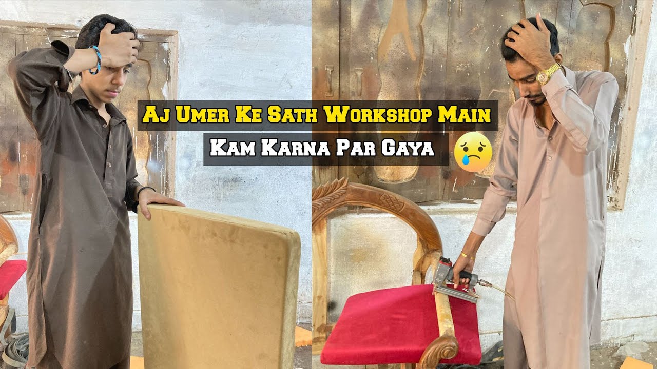 Aj Umer Ke Sath Workshop Main Kam Karna Par Gaya | Jerry Bhai SK Vlogs - YouTube
