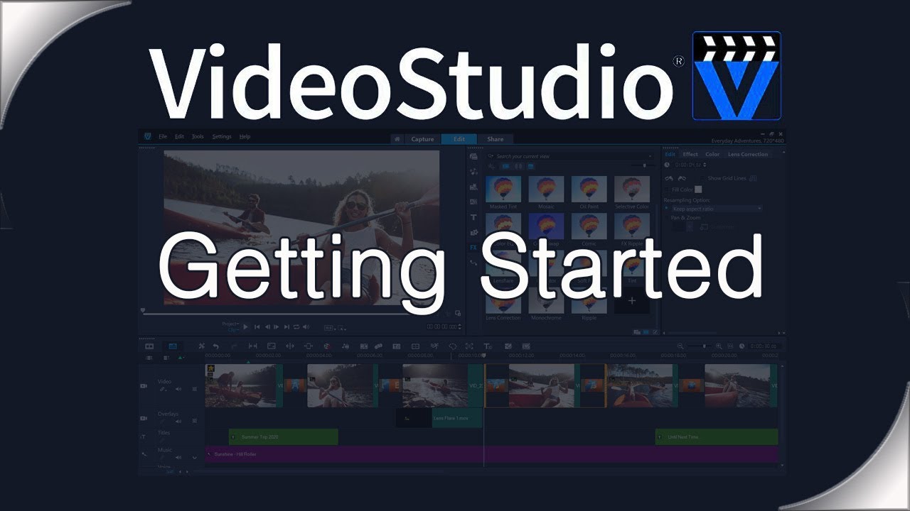 Getting started with Video Studio 2020, video editing, titling and ...