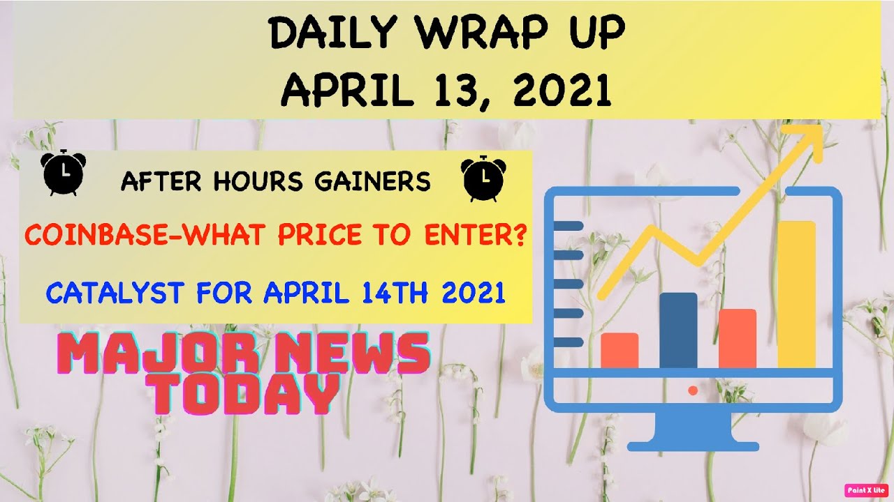 MASSIVE POTENTIAL - DAILY WRAP UP - MAJOR NEWS - AFTER HOURS GAINERS ...