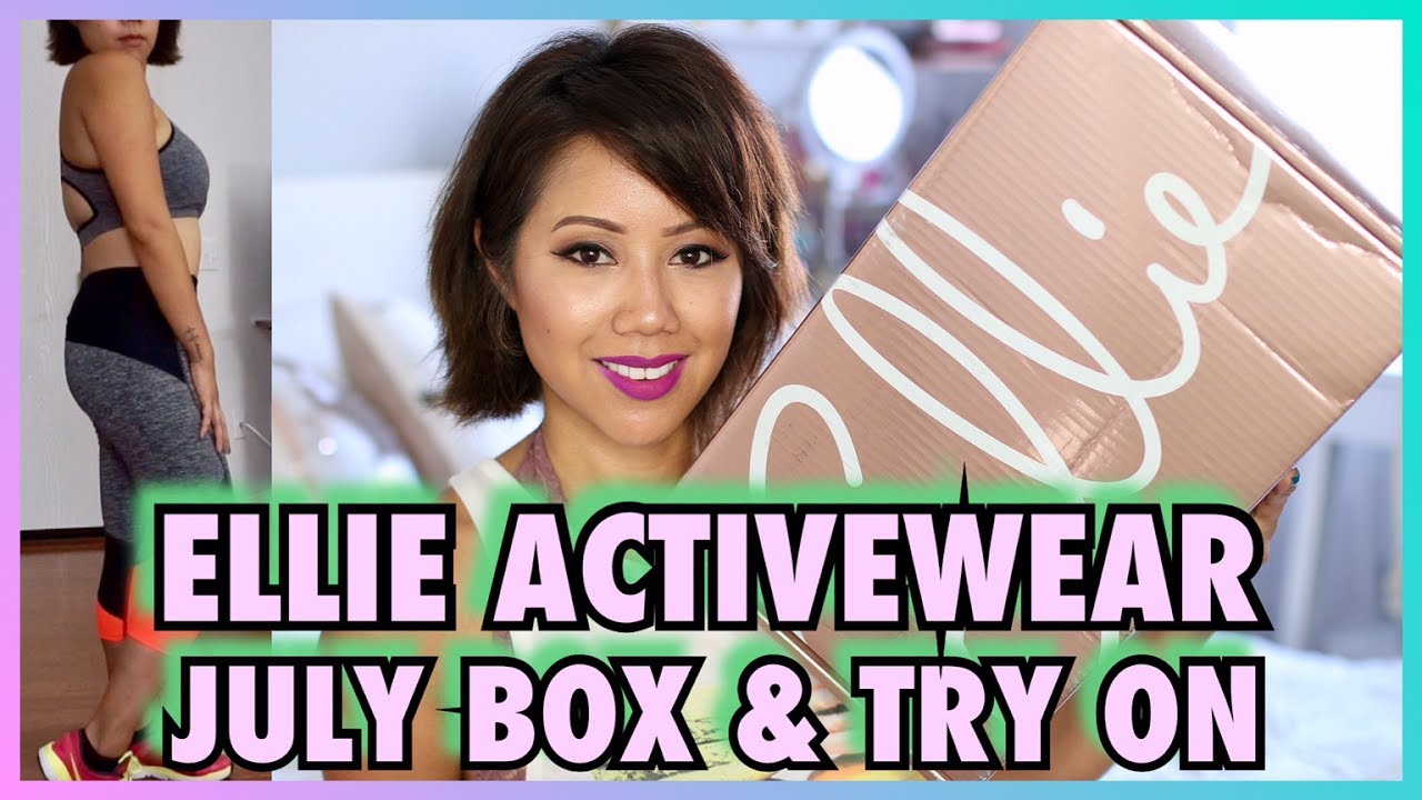 Ellie Activewear July Box & Try on | Twilightchic143 - YouTube