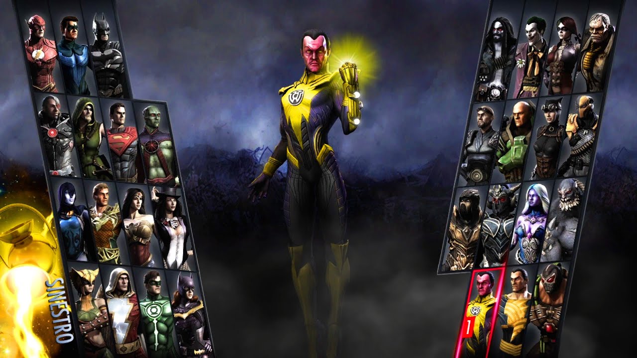 Sinestrio Was A Good Zoner Character In This Game! - Injustice 1 ...
