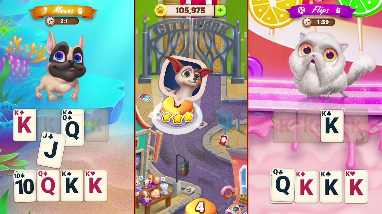 Can You Beat All Levels? | Solitaire Pets Adventure - Landscape - YouTube