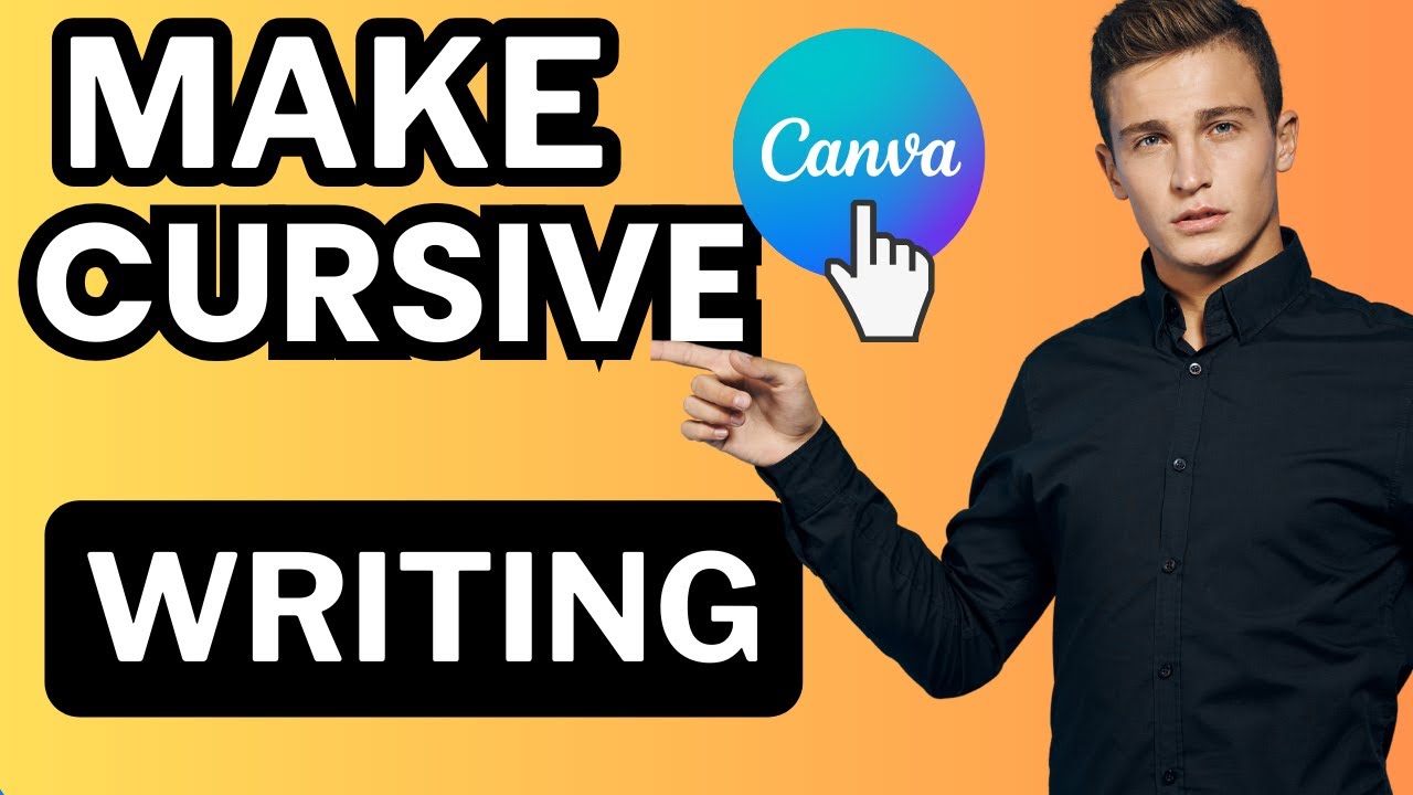 How To Make Cursive Writing In Canva (Full Guide) - YouTube