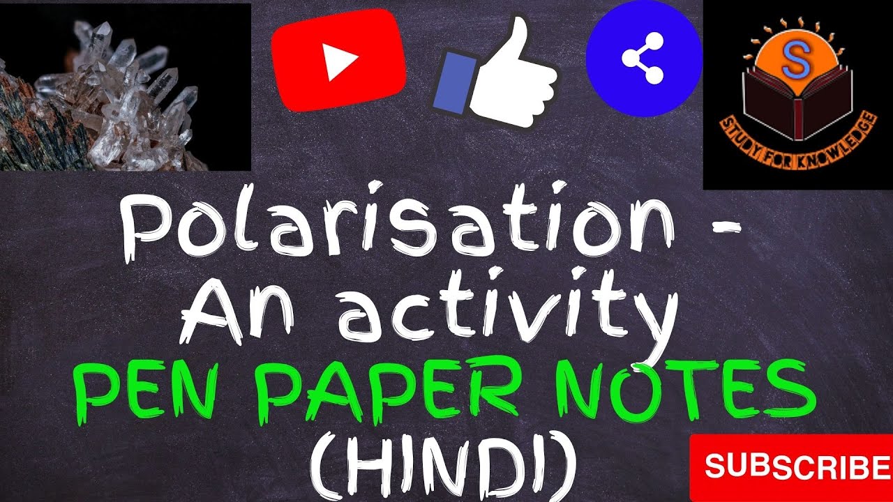 POLARISATION - ACTIVITY - YouTube