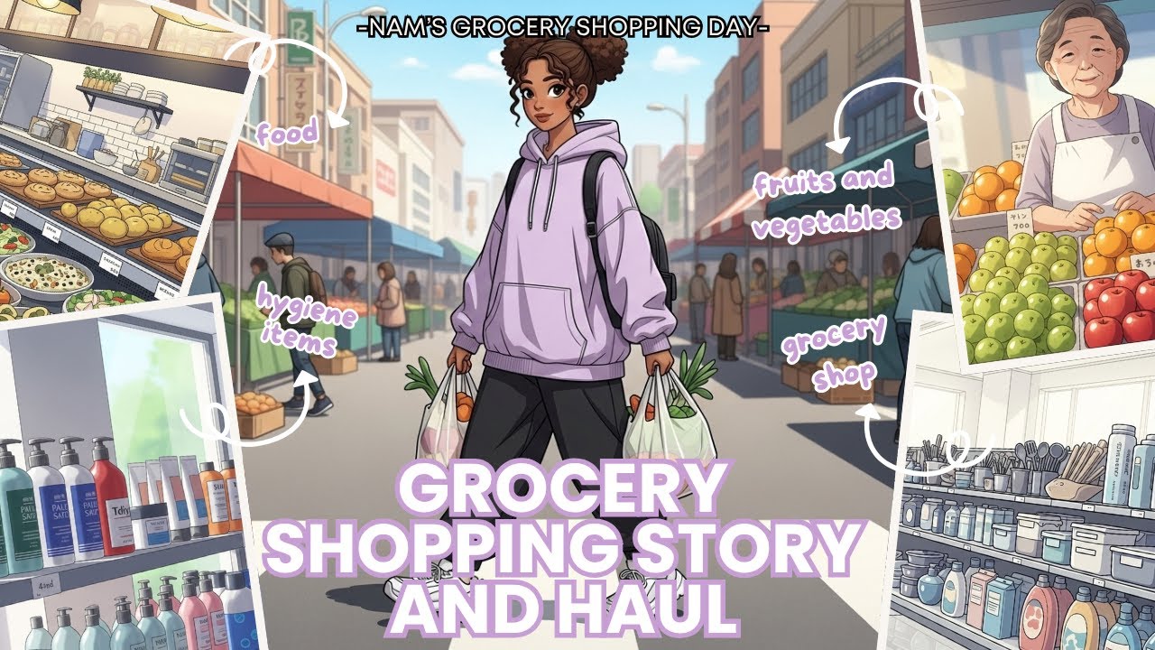 IMPROVE YOUR THAI | GROCERY SHOPPING STORY & HAUL | LEARN THAI THROUGH ...