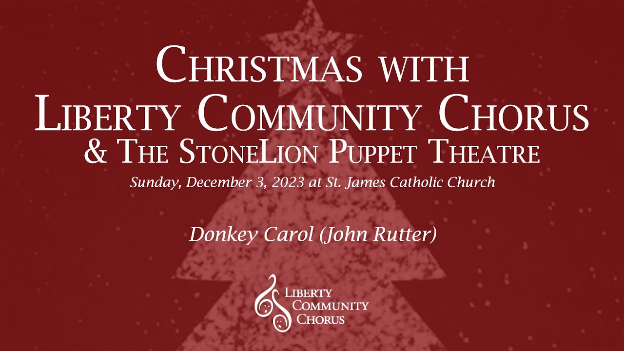 "Donkey Carol" (John Rutter) - YouTube