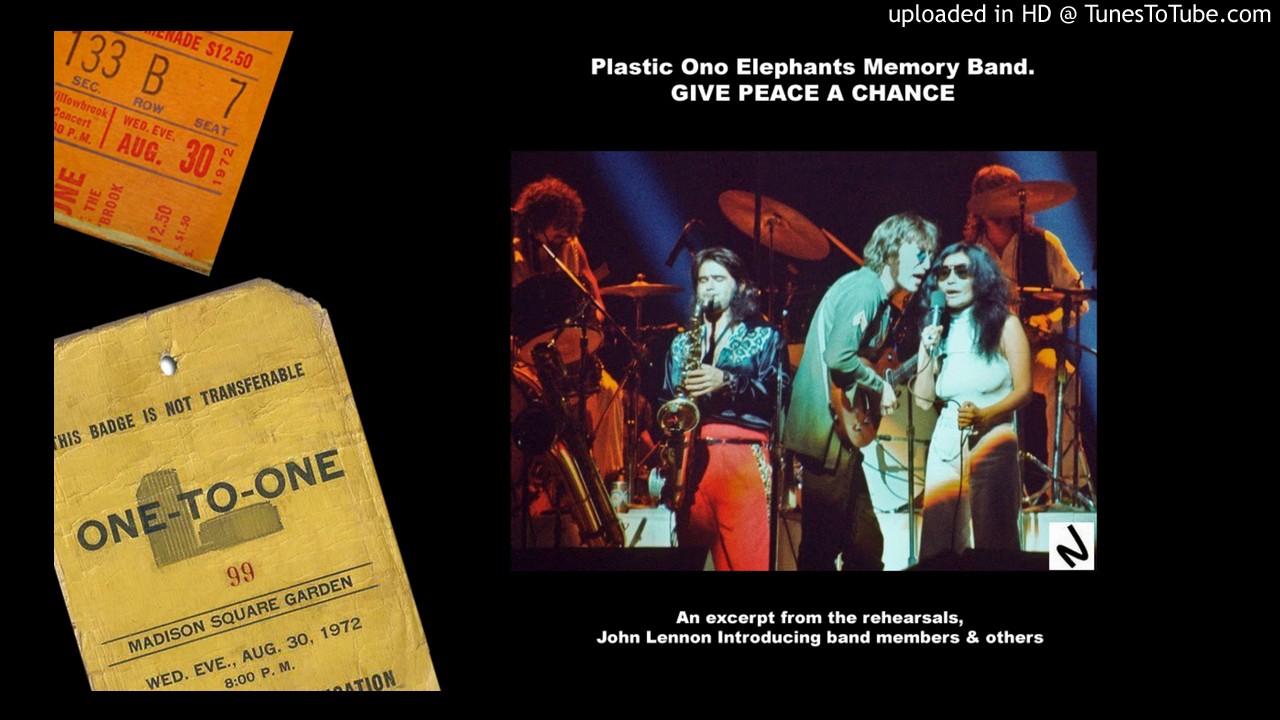 The Plastic Ono Elephants Memory Band - YouTube