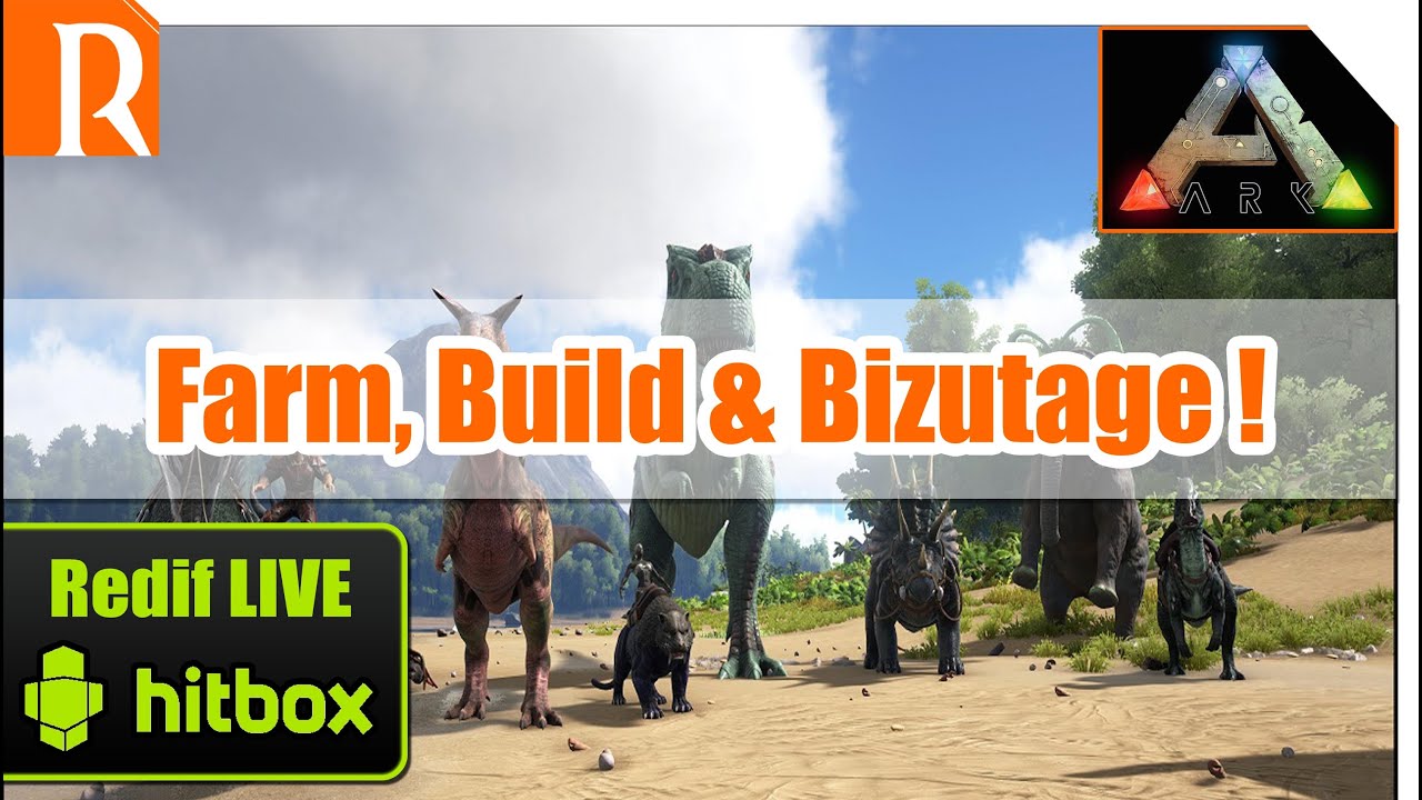 ARK Survival Evolved - Farm, Build & Bizutage - YouTube