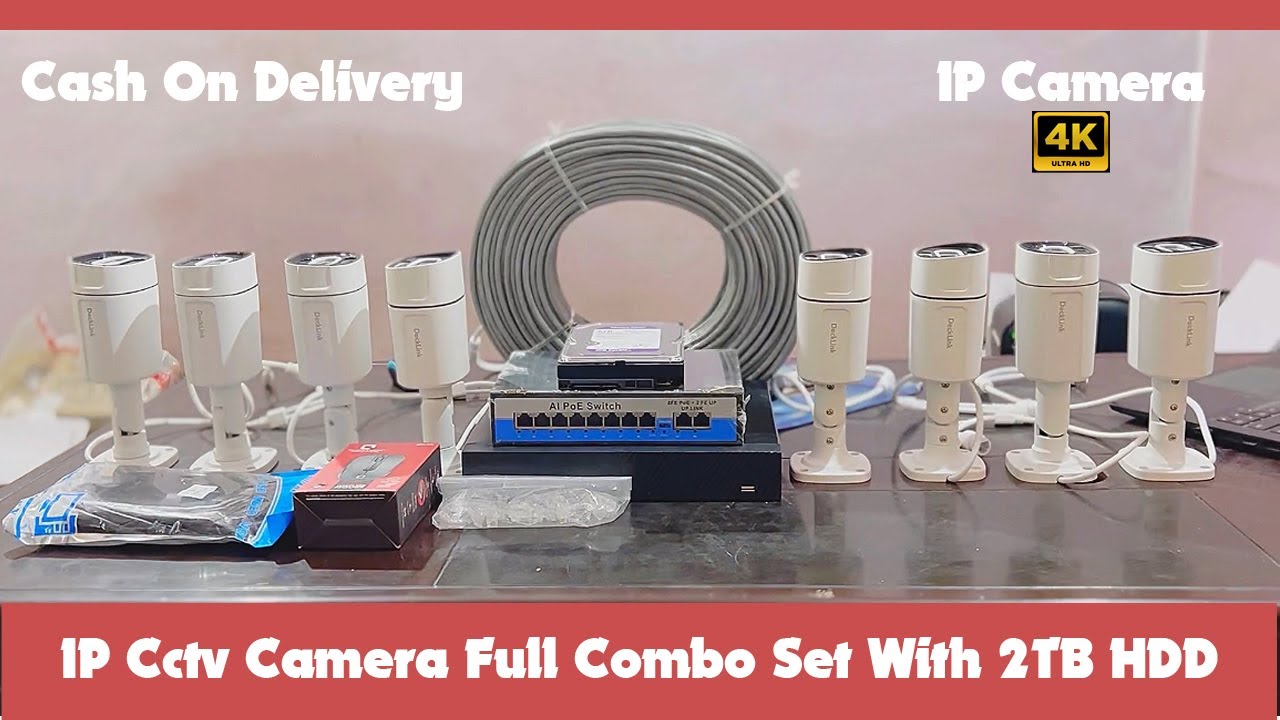 Best BRANDED IP CCTV CAMERA FULL COMBO SET || For OFFICE HOME SHOP ...