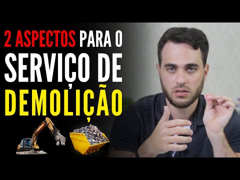2 Aspectos Fundamentais para o Serviço de Demolição | ALEX WETLER
