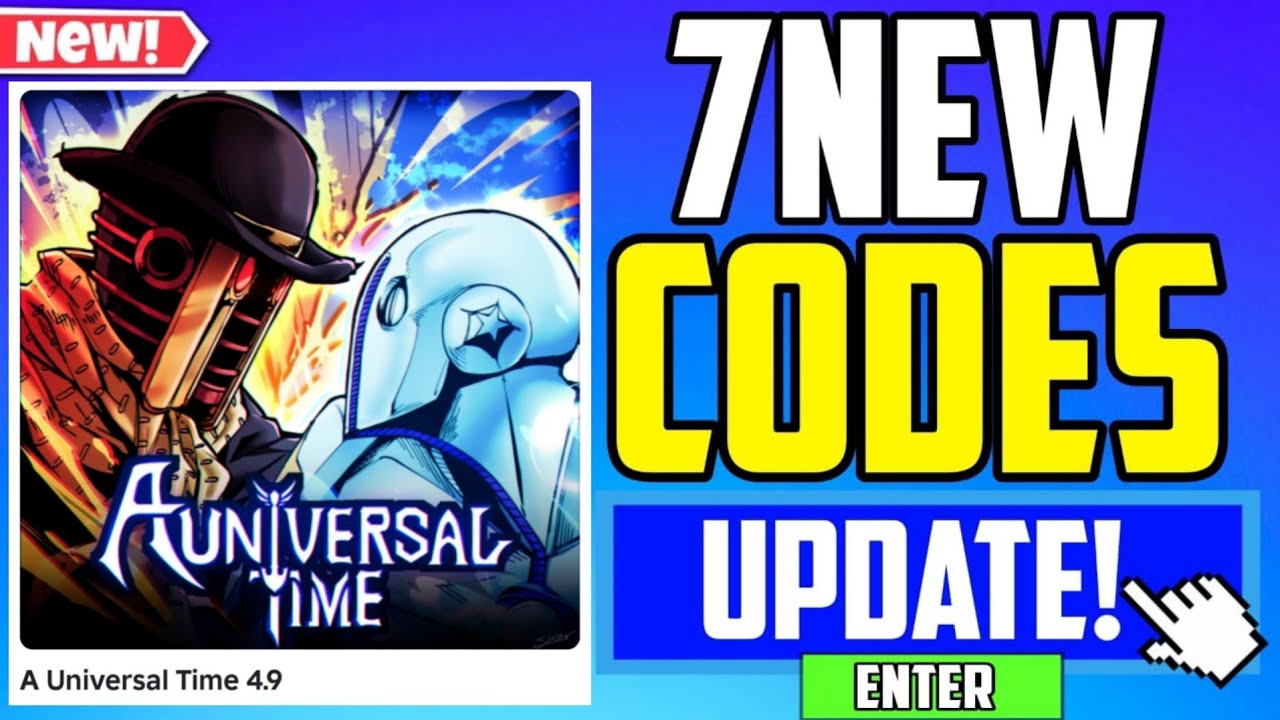 *SECRET UPDATE!* | A Universal Time CODES JULY 2025 (ROBLOX A Universal ...