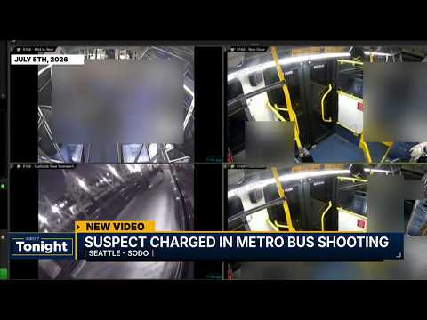 Surveillance video released, suspect charged in Metro bus shooting