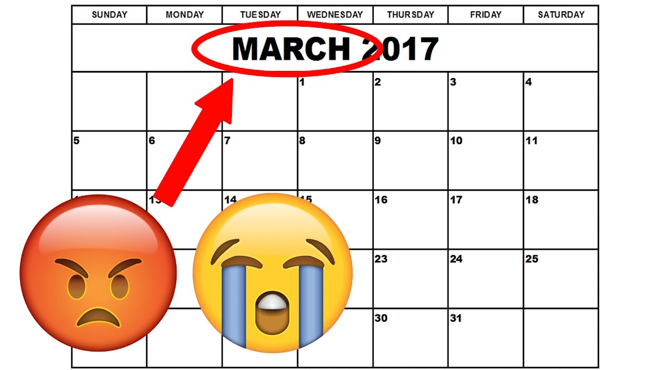 Why February and March SUCK (I Hate March) - YouTube