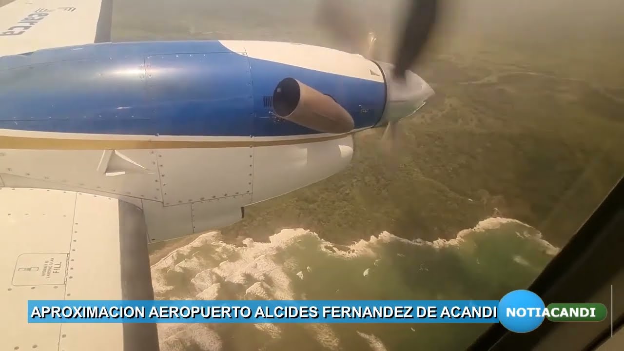 APROXIMACION AL AEROPUERTO ALCIDES FERNANDEZ DE ACANDI - YouTube