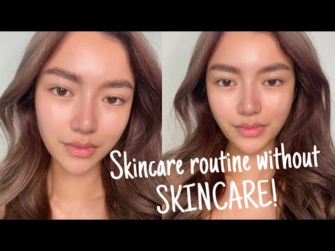 CLEAR SKIN WITHOUT SKINCARE! - YouTube