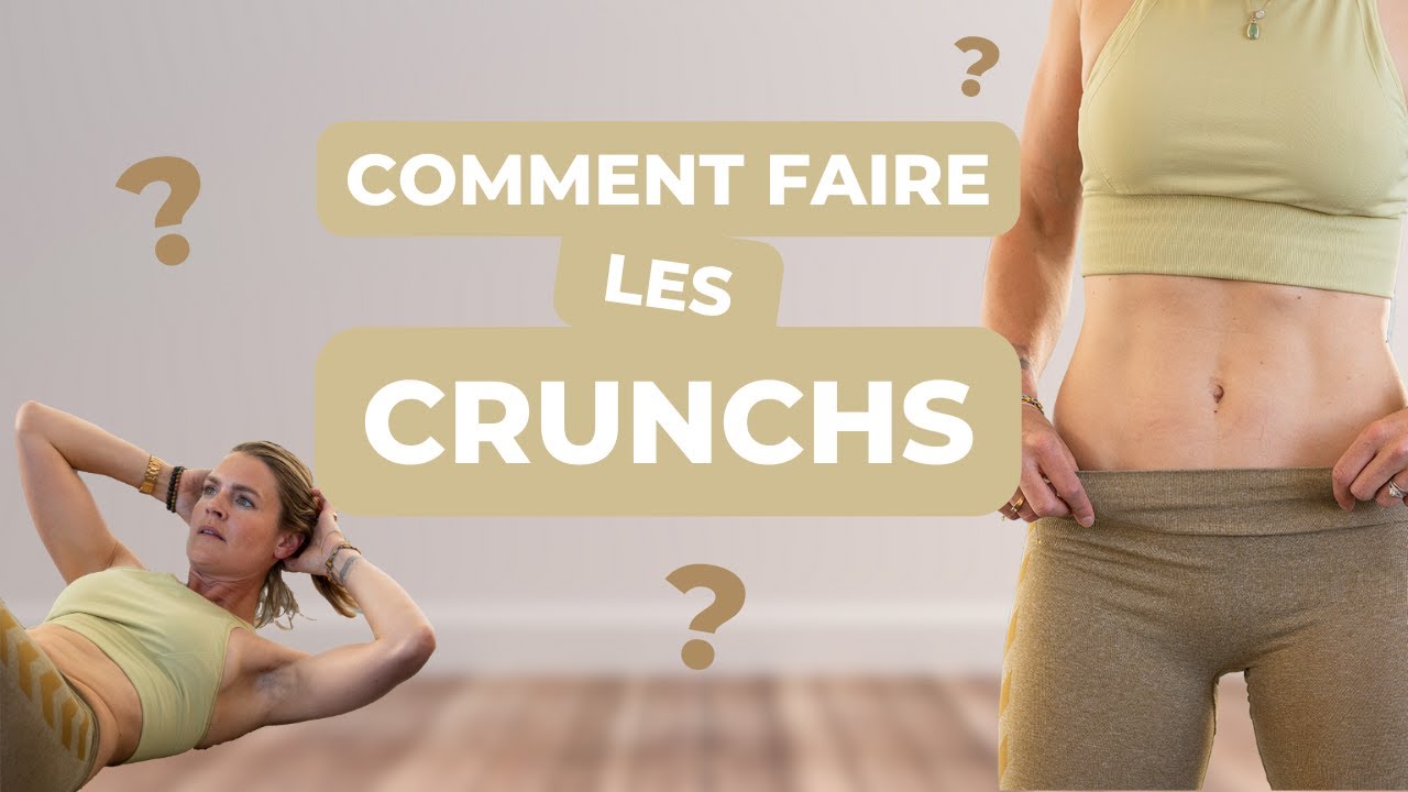Bien faire ses crunchs : variantes, exercices abdos et challenge - YouTube