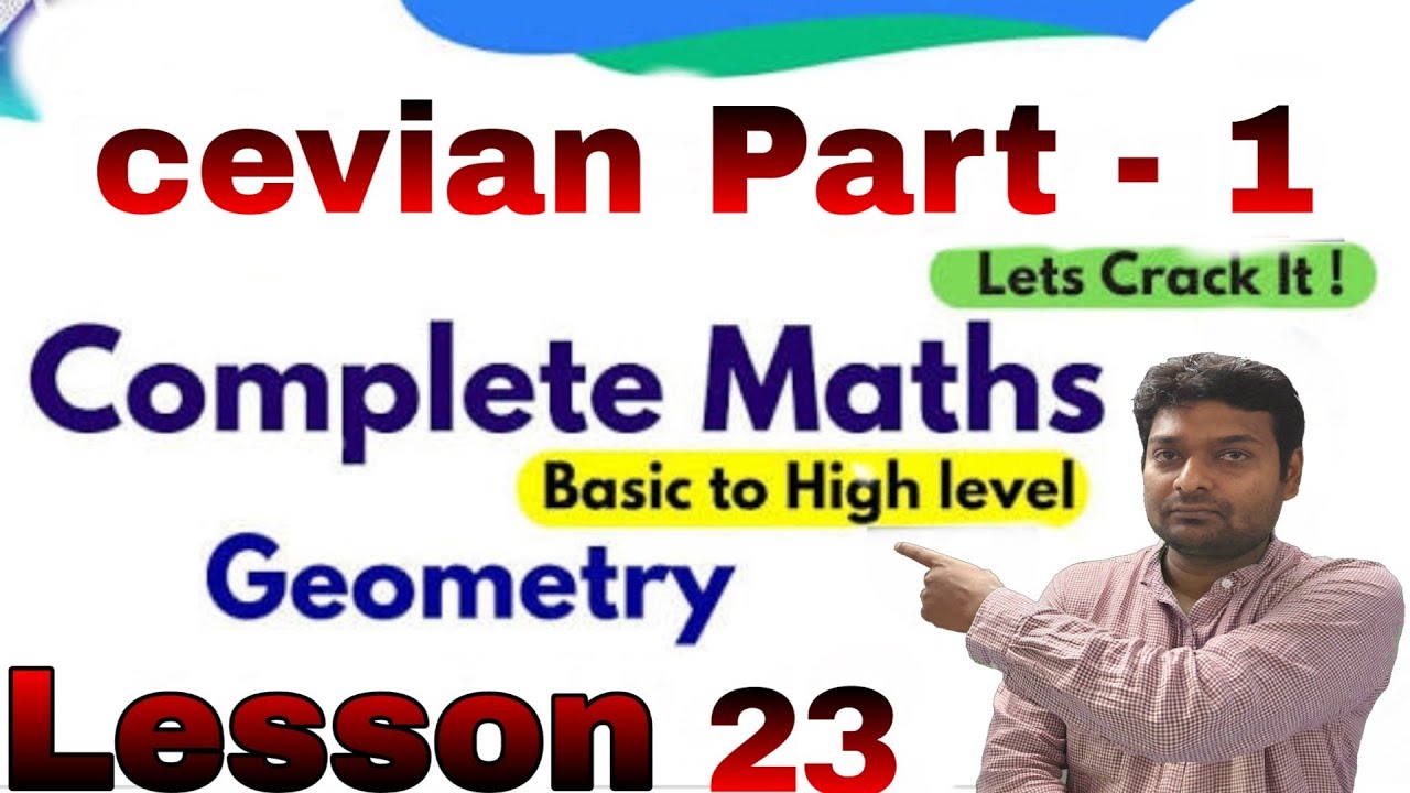 Cevian Part 1 | Geometry Lesson 23 | Learn with Basic - YouTube