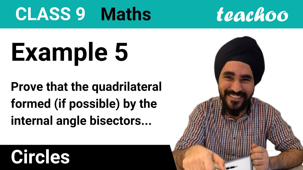Example 5 - Prove that quadrilateral formed by internal - Class 9 ...