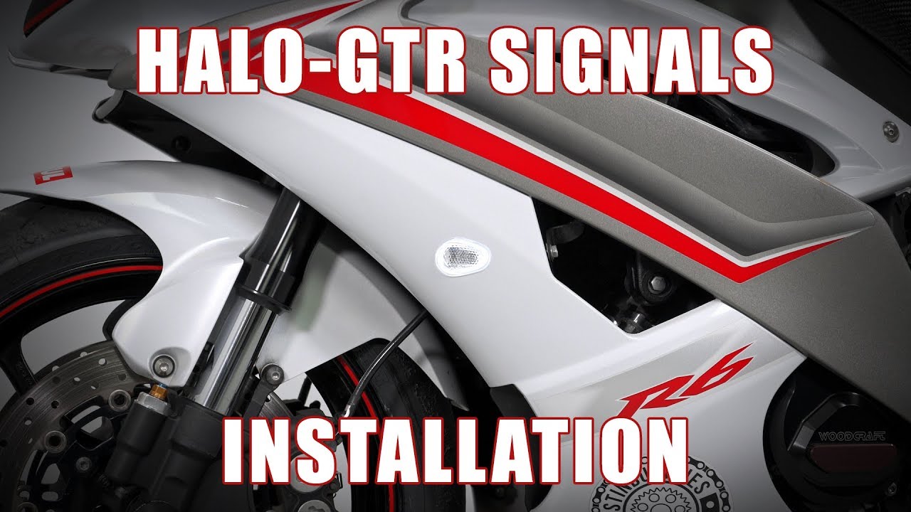 How to install Halo-GTR LED Flushmount Signals on a 08-16 Yamaha R6 by ...
