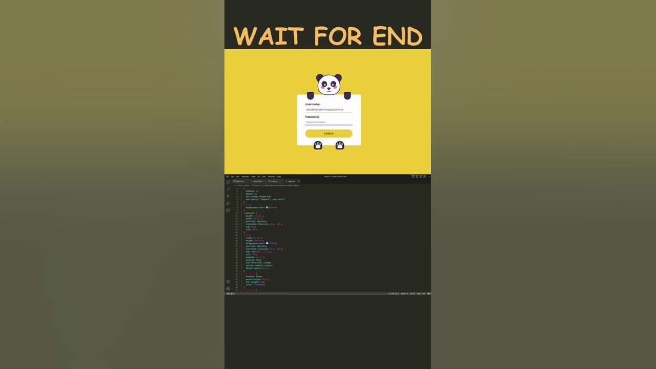Panda Logins Coding Frontendcourse Coder Python Javascript Ddev