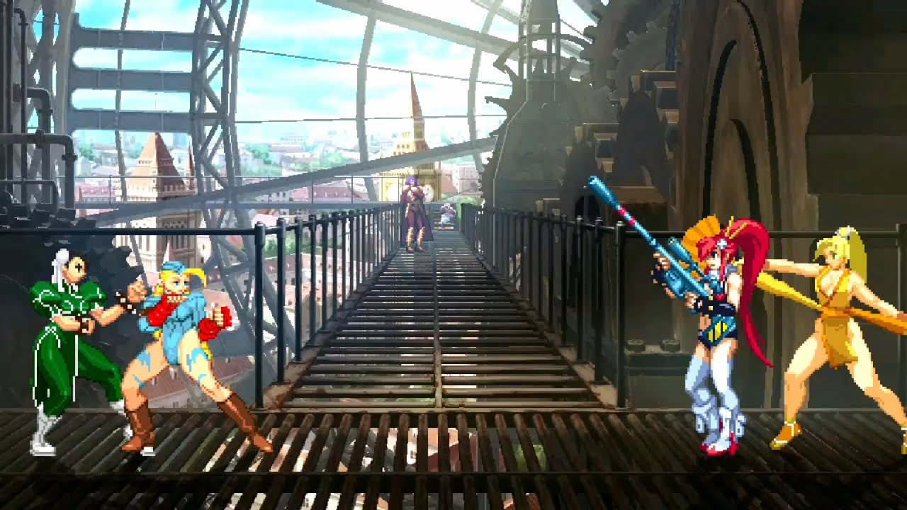 SF VS KOF 2V2 Chun_li/Cammy VS Mai/Yoko Epic Battle - YouTube