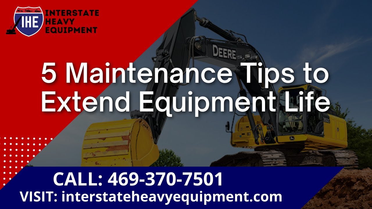 5 Maintenance Tips to Extend Equipment Life - YouTube