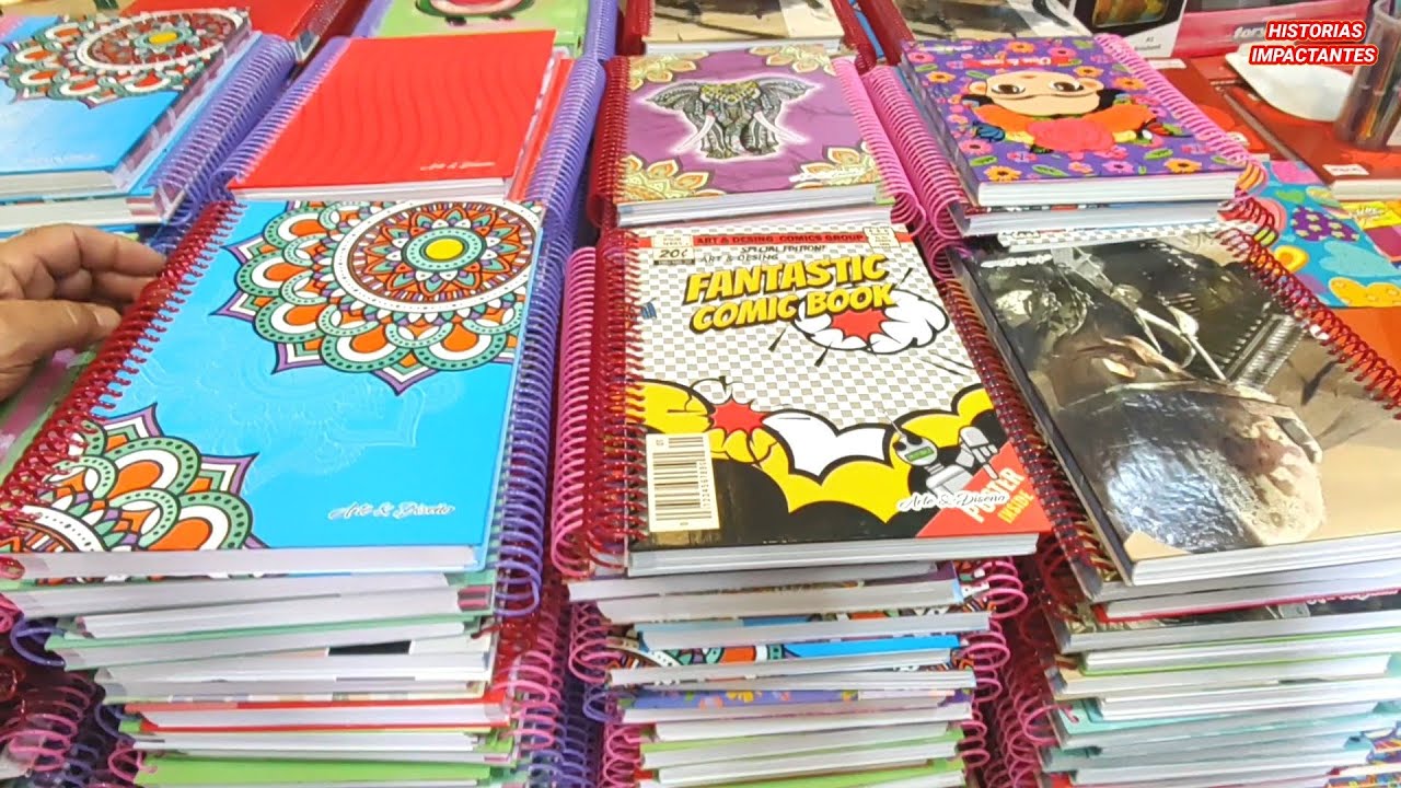 LAS LIBRETAS MÁS BARATAS DE MÉXICO: DESDE $10 PASTA DURA 😱FÁBRICA ...